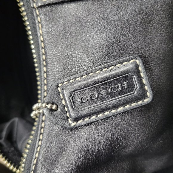 Coach | Bags | Coach Legacy Vintage Black Leather Convertible Hobo Bag ...